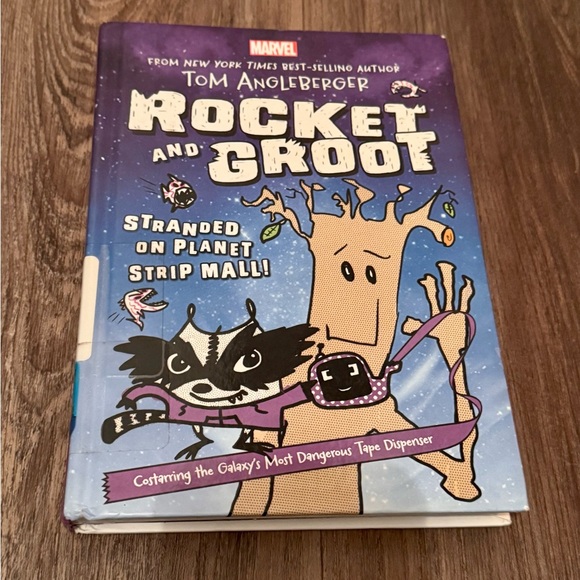 Marvel | Other | Marvel Rocket And Groot Adventure Book Purple And ...